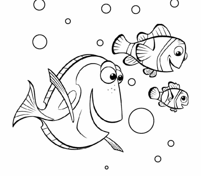 20+ Disney Findet Nemo ausmalbilder zum drucken kostenlos