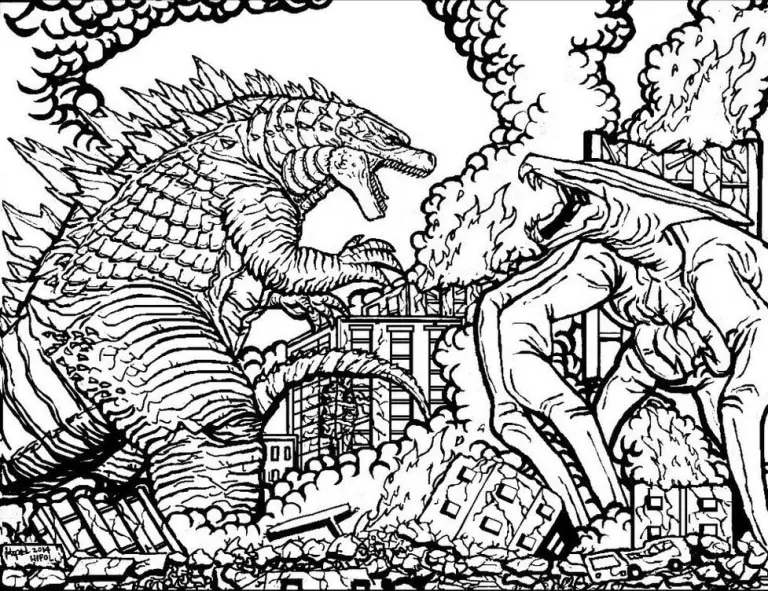 21+ Godzilla ausmalbilder zum ausdrucken kostenlos