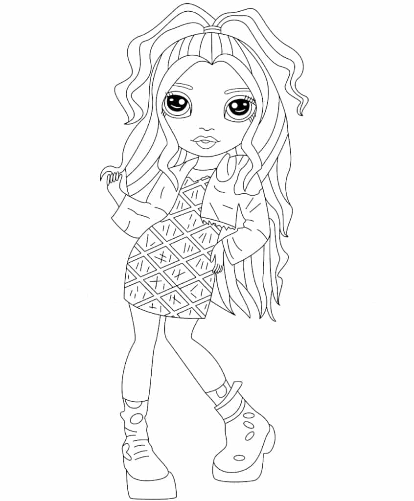 35+ Rainbow High dolls ausmalbilder zum ausdrucken kostenlos