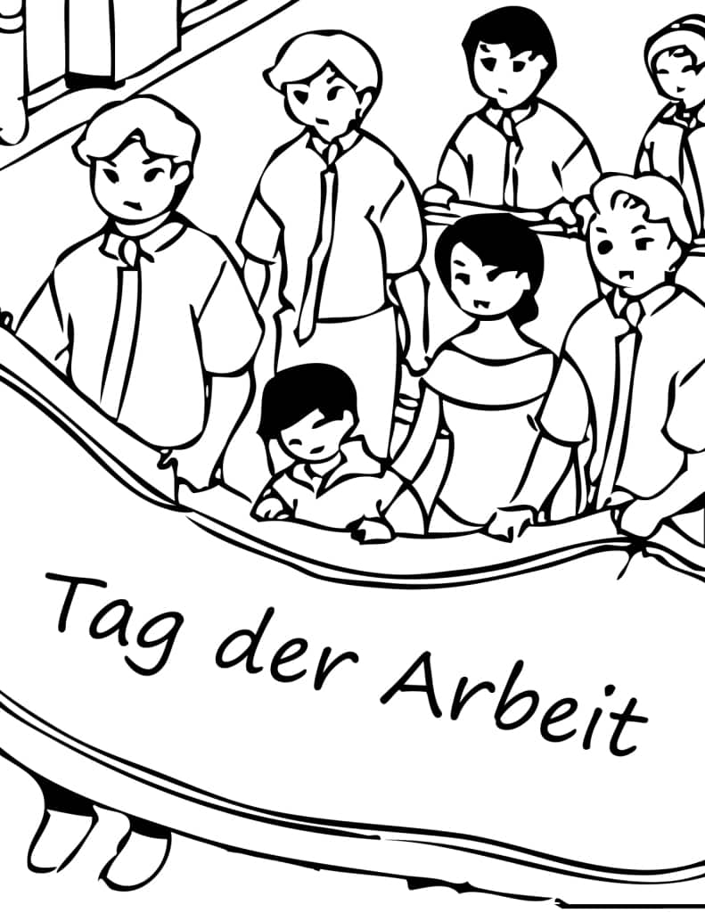 28+ Ausmalbilder Tag der arbeit zum ausdrucken für kinder