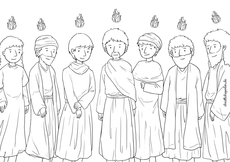 15+ Ausmalbilder Pfingsten kostenlos ausdrucken für kinder