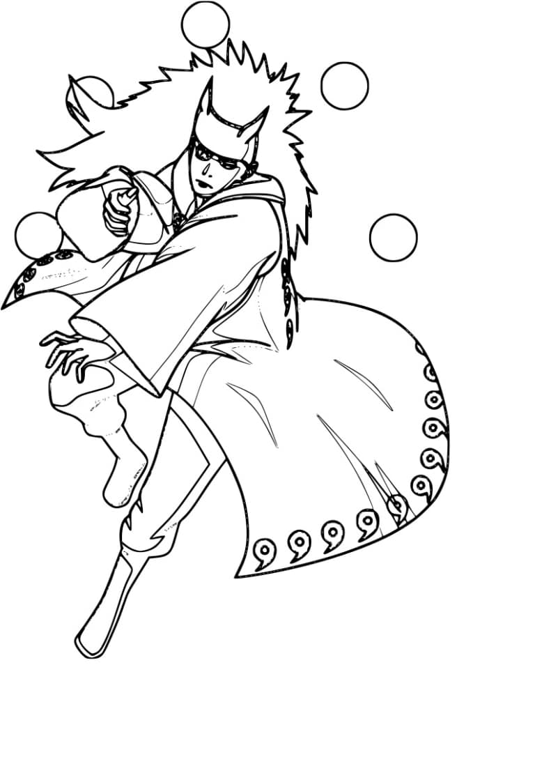 Madara Uchiha Coloring Pages Sketch Coloring Page