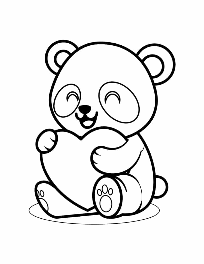 20+ Super süße Panda ausmalbilder für Kinder zum Ausmalen