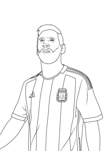 16+ Messi ausmalbilder zum Ausdrucken für seine Fans