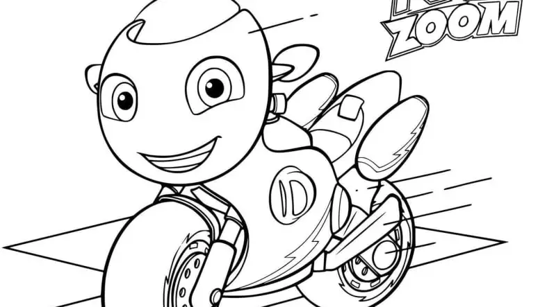 Ricky Zoom ausmalbilder für kinder ausmalen unterhaltung