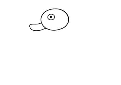 Wie Ente zeichnen einfach für kinder, Schritt für Schritt?