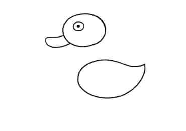 Wie Ente zeichnen einfach für kinder, Schritt für Schritt?