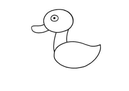 Wie Ente zeichnen einfach für kinder, Schritt für Schritt?