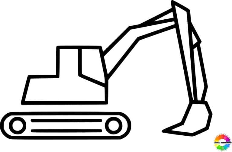 27+ Bagger ausmalbilder zum ausdrucken kostenlos für kinder