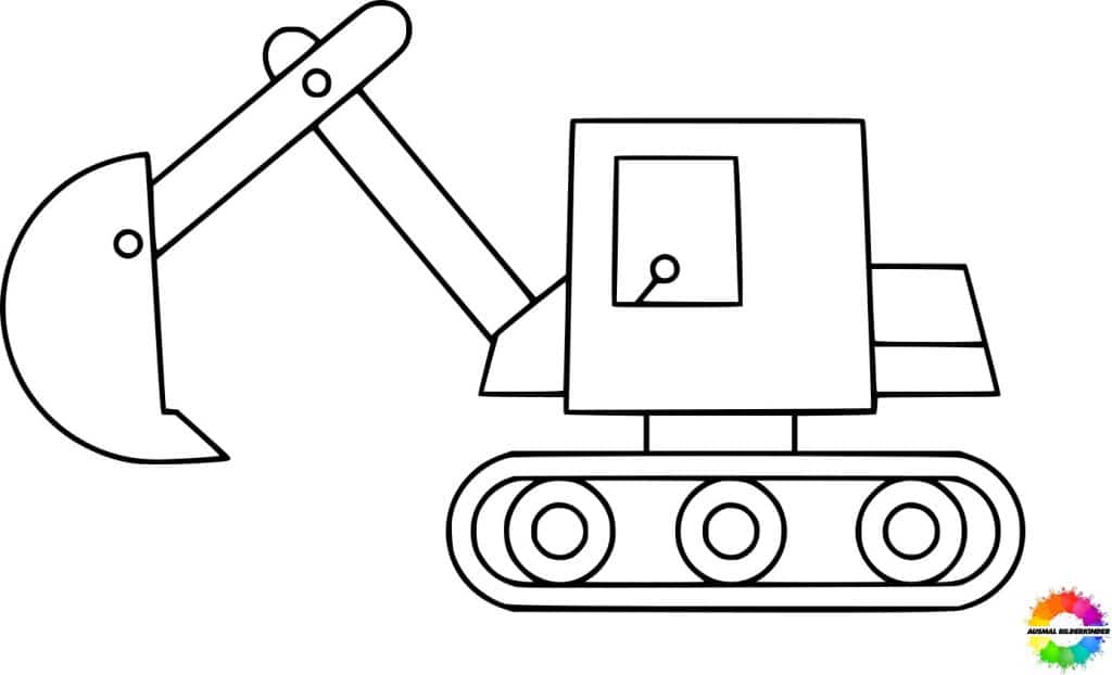 27+ Bagger ausmalbilder zum ausdrucken kostenlos für kinder