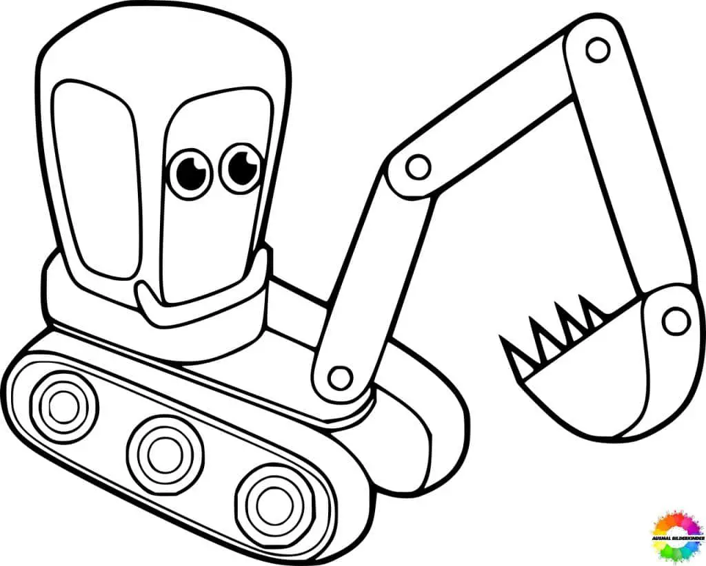 27+ Bagger ausmalbilder zum ausdrucken kostenlos für kinder