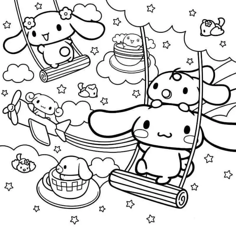 30+ Cinnamoroll ausmalbilder PDF zum ausdrucken kostenlose