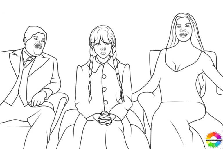 67+ Wednesday ausmalbilder auf Netflix - Gratis für kinder