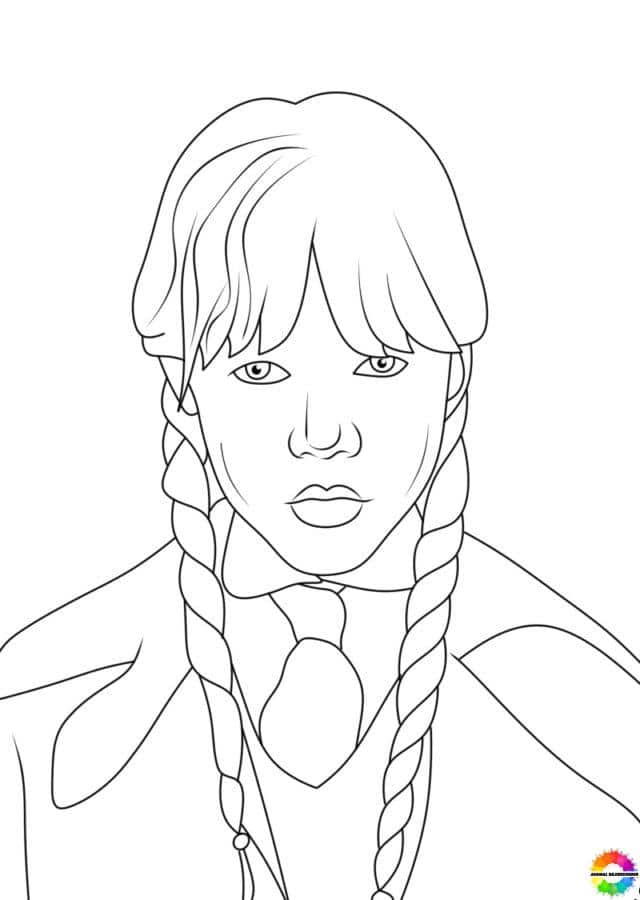 67+ Wednesday ausmalbilder auf Netflix - Gratis für kinder