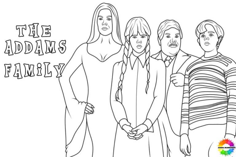67+ Wednesday ausmalbilder auf Netflix - Gratis für kinder