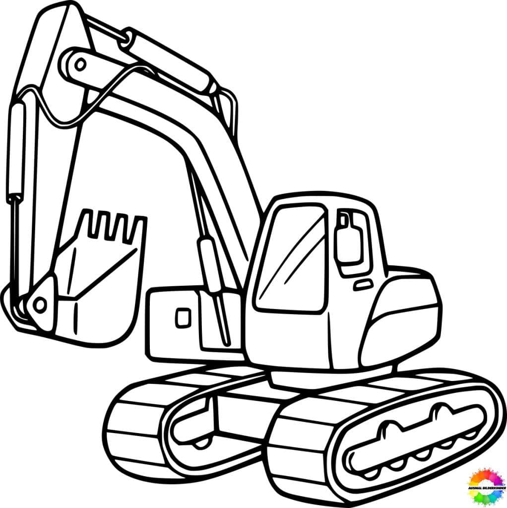 27+ Bagger ausmalbilder zum ausdrucken kostenlos für kinder