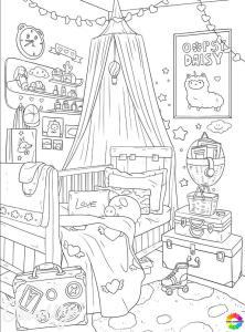 24+ Schlafzimmer ausmalbilder gratis zum download für kinder