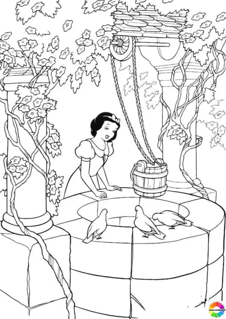 39+ Schneewittchen ausmalbilder PDF zum drucken kostenlos