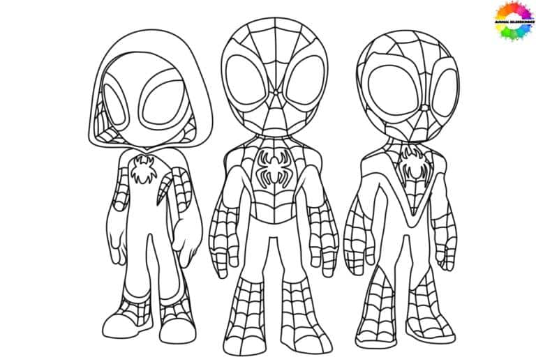 20+ Spidey und seine super-freunde ausmalbilder zum ausmalen