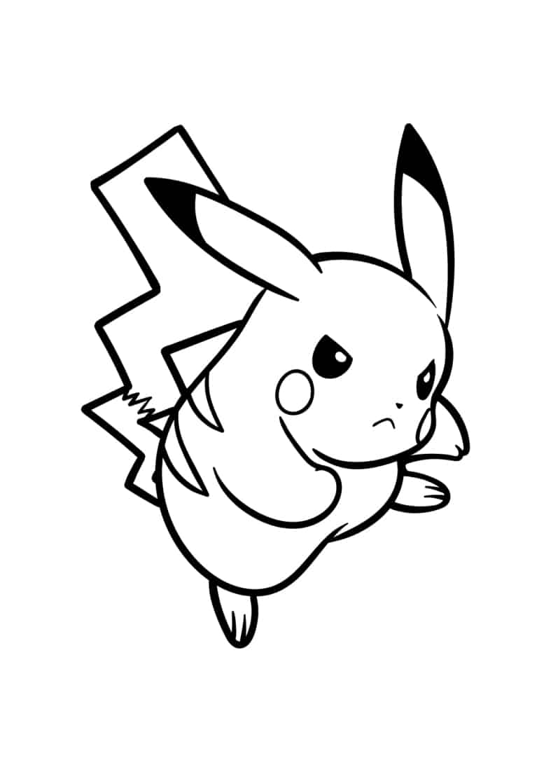 34+ Pikachu ausmalbilder kostenlos zum drucken für kinder, fans