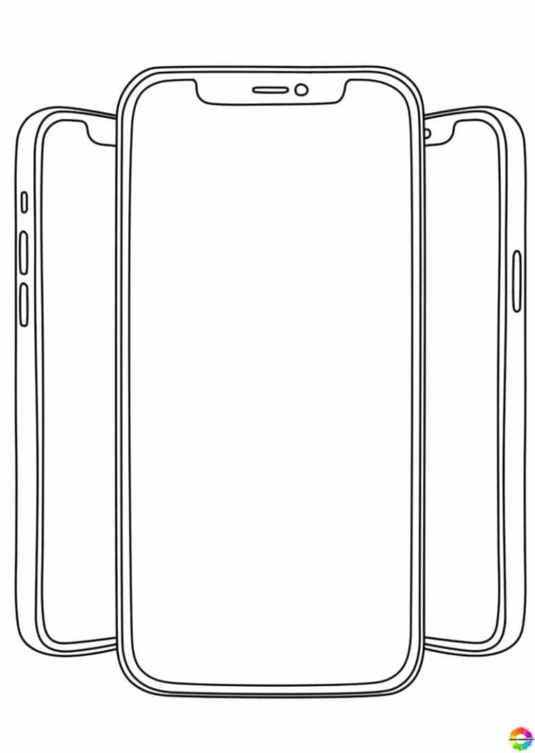 20+ IPhone ausmalbilder kostenlos - Neueste Generationen