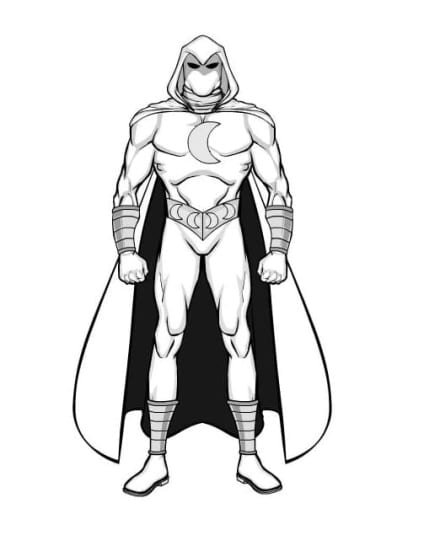 Moon Knight Coloring Pages