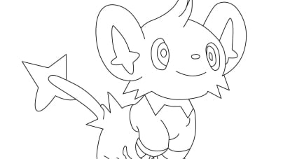 Pokemon Coloring Pages Shinx