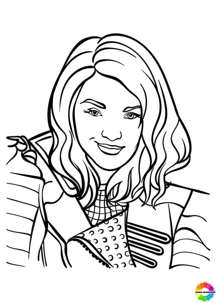 60+ Descendants ausmalbilder zum ausdrucken und herunterladen