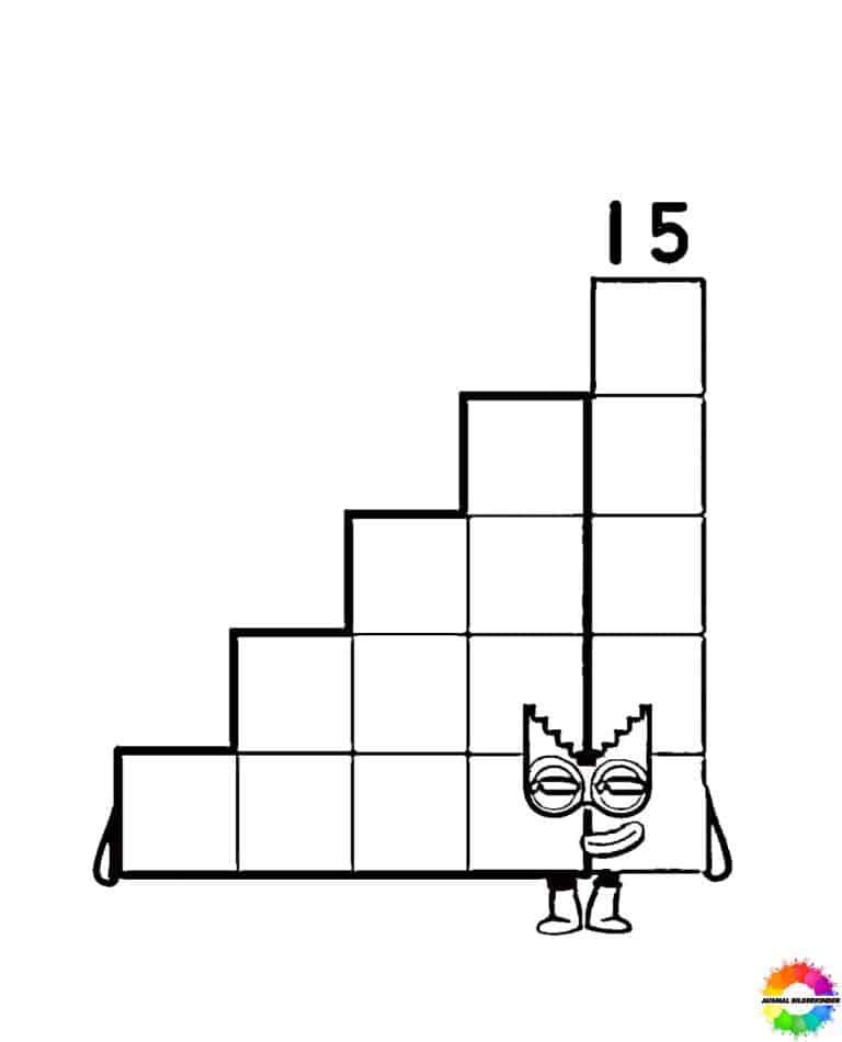 44+ Numberblocks ausmalbilder für Kinder zum Ausdrucken