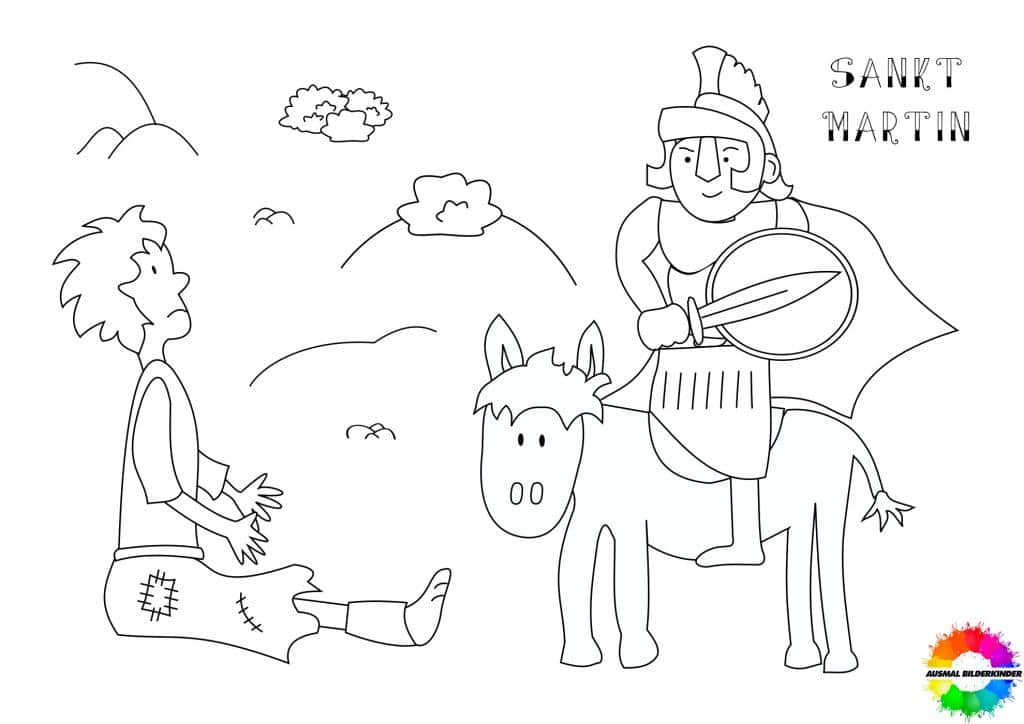 Martin Sankt Bildkarten Zaubereinmaleins M21 Ausmalen Beitrags ...