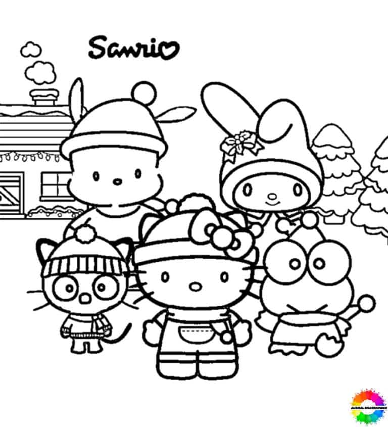 27+ Sanrio ausmalbilder kostenlos für kinder zum ausdrucken