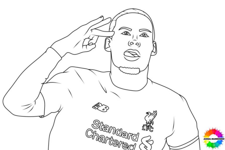 11+ Virgil van Dijk ausmalbilder für fans - Kostenfreier Download