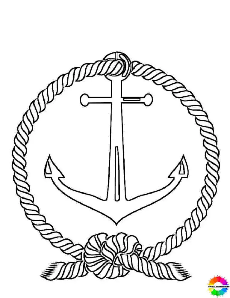 35+ Anker ausmalbilder kostenlose für abenteuerlustige Kinder