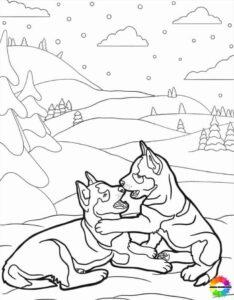 34+ Husky ausmalbilder kostenlos für Kinder zum ausmalen