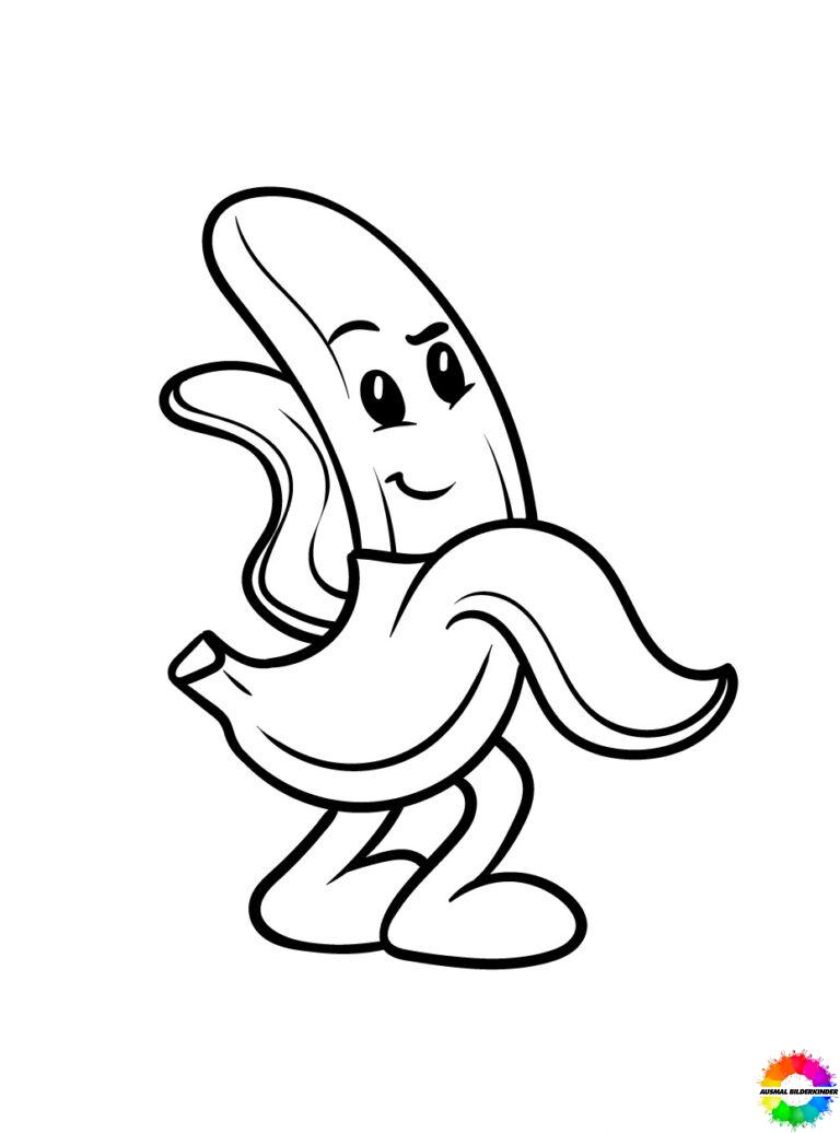 38+ Bananen ausmalbilder - Fruchtig-lustiger Malspaß für kinder