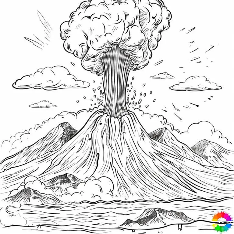 Más de 35 páginas para colorear de volcanes gratis para descargar o ...