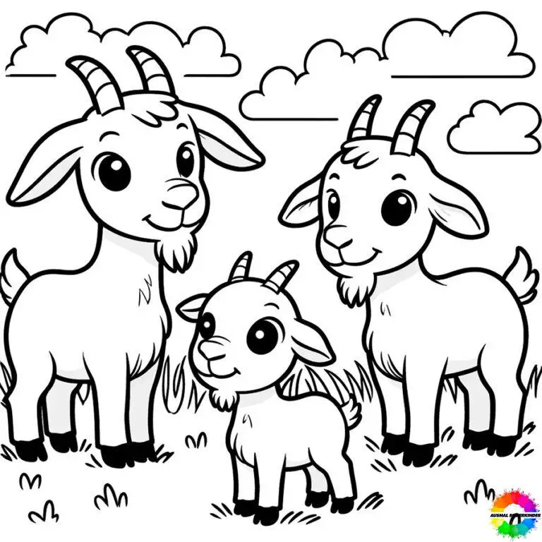 39+ Ziege ausmalbilder gratis zum Ausmalen für Kinder