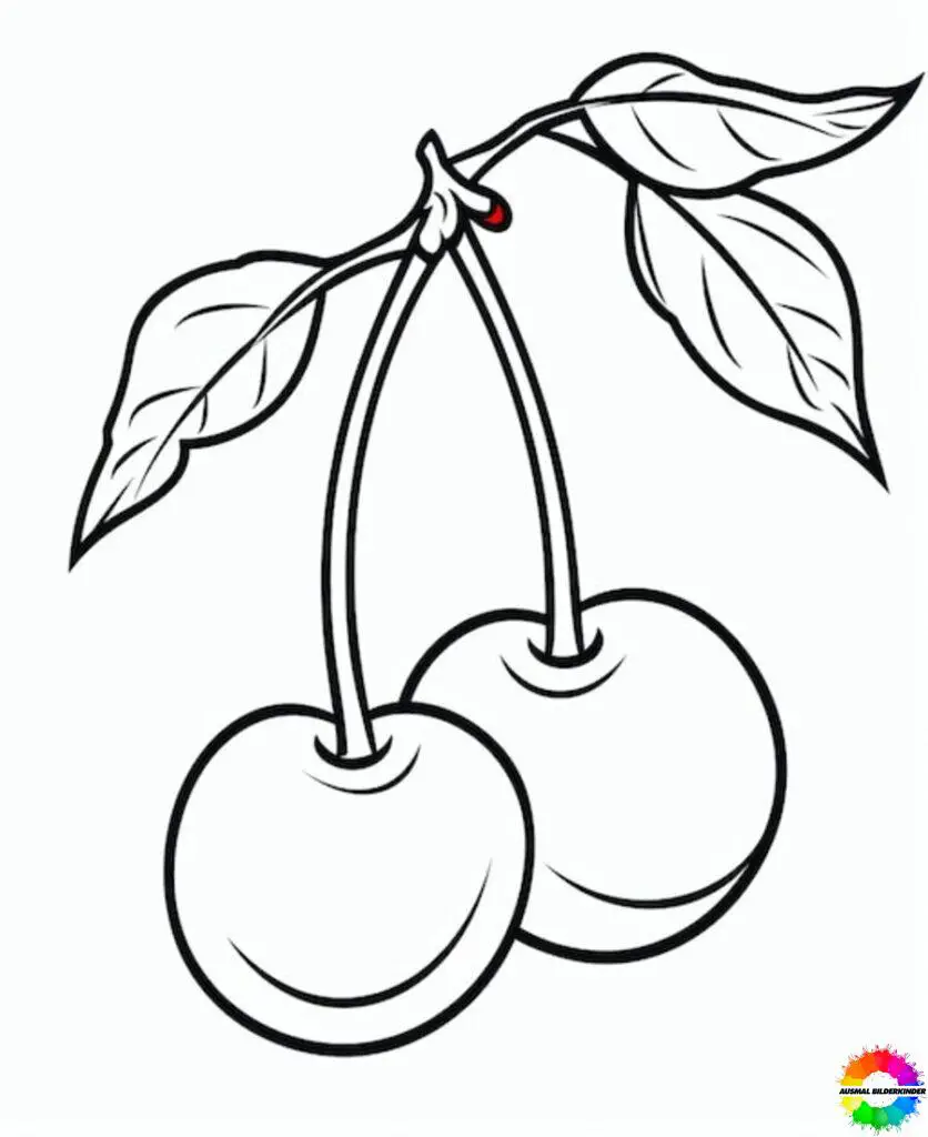 45+ Kirschen Ausmalbilder PDF - Entdecken Sie kostenlos